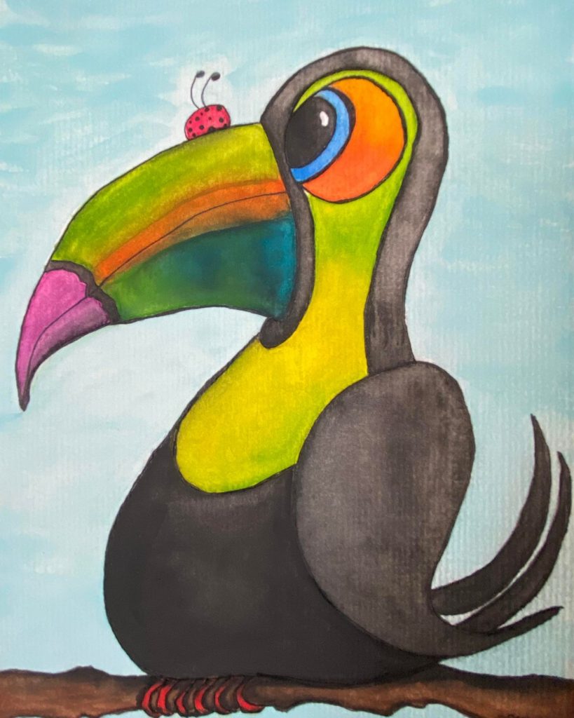 Rio the Toucan | One Artsy Momma Website